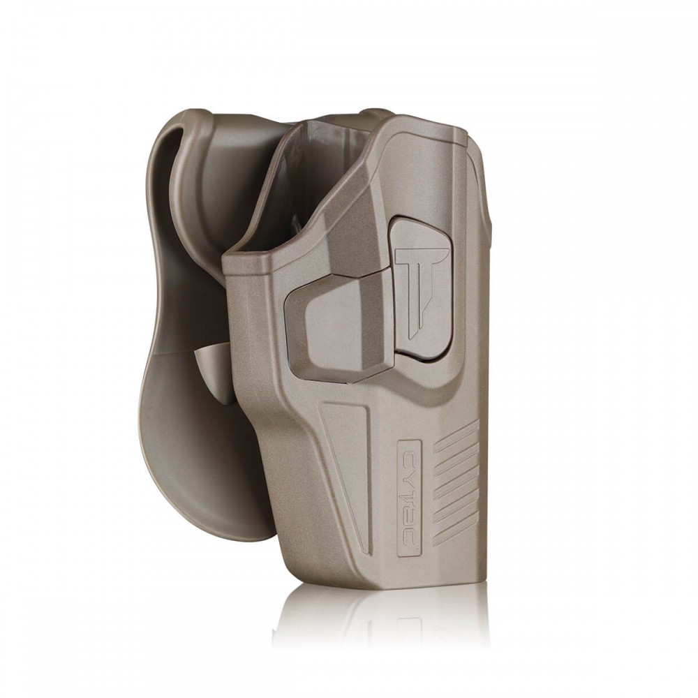 R-Defender Holster, Paddle, FDE - Cytac