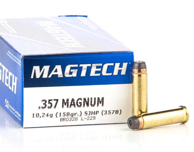 Magtech .357 Magnum SJHP, 158grs - Magtech