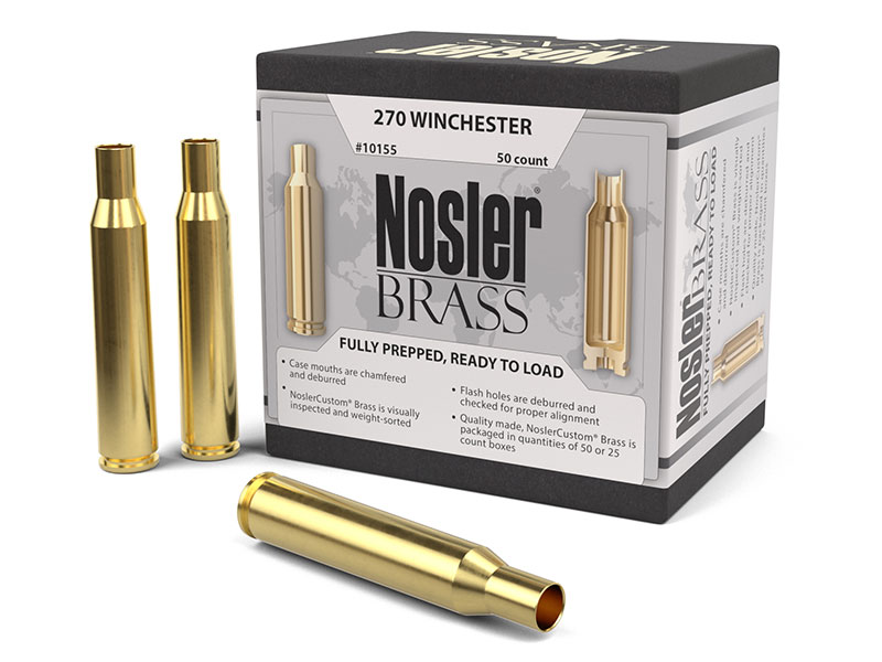 Nosler Brass .270 Winchester, 50kos - Nosler