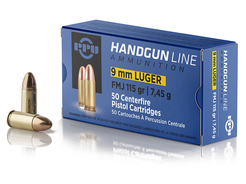 PPU 9mm Luger FMJ, 115grs - Prvi Partizan